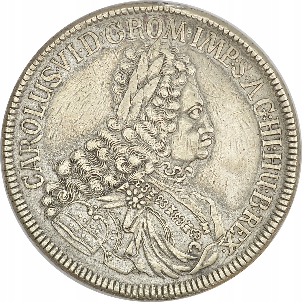 5.gs.AUSTRIA, KAROL VI, 1 TALAR 1721 fals z epoki - 15305526954 ...