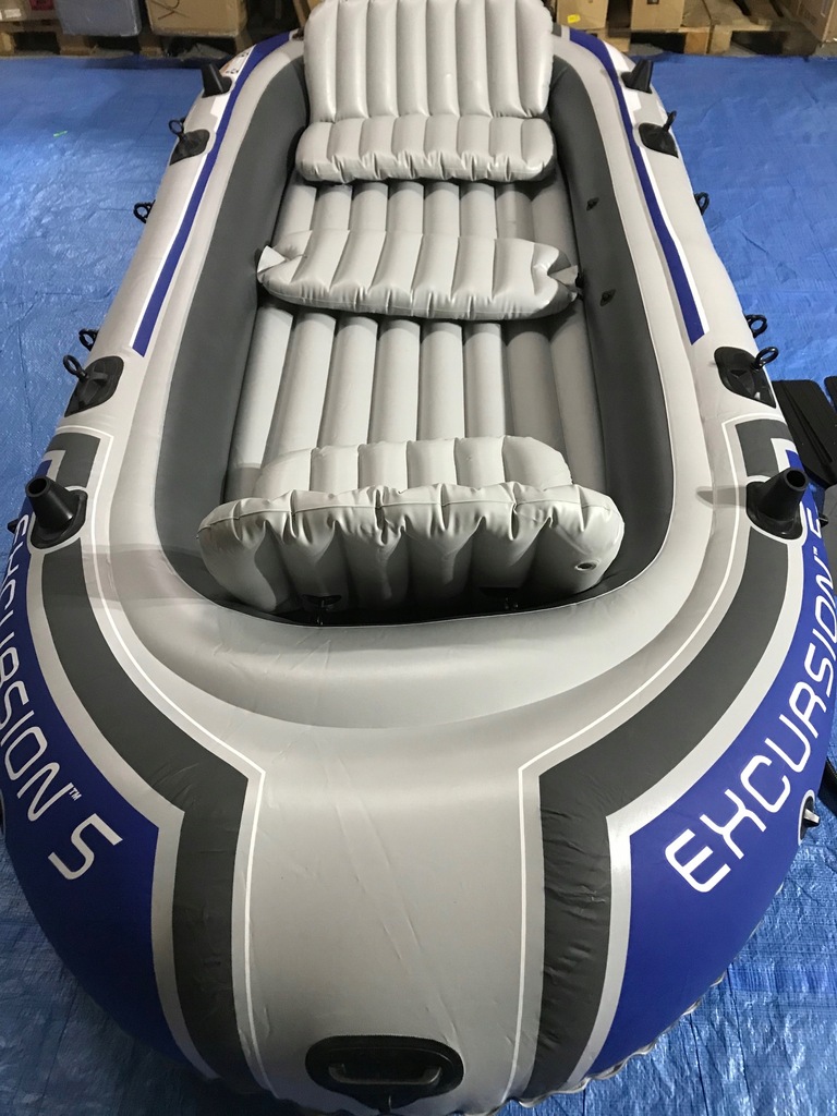 Ponton RODZINNY WĘDKARSKI Intex Excursion 5 366 cm - 12626541242 ...