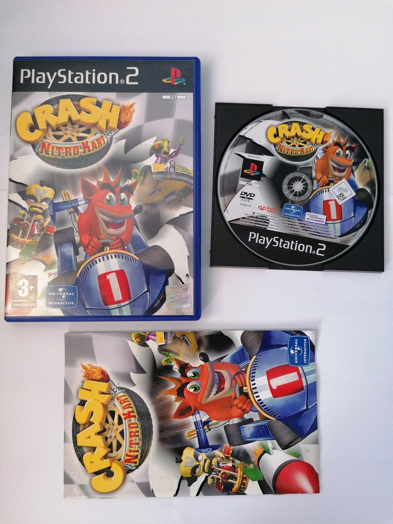 CRASH NITRO KART PS2 - 10708914638 - oficjalne archiwum Allegro