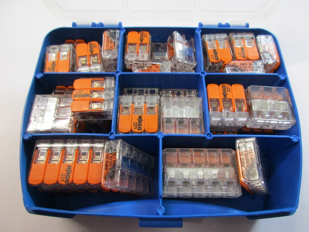 Szybkozłączki złączki Wago zestaw 58 sztuk - 8570346857 - oficjalne ...