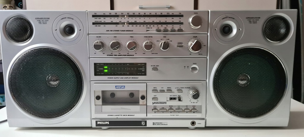 Radiomagnetofon Philips D8614 srebrny - 11391028749 - oficjalne ...