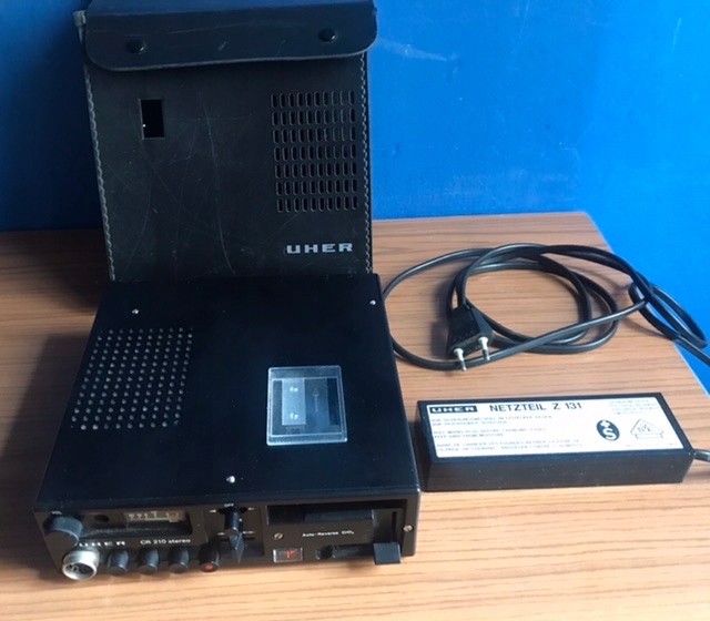 UHER CR-210 MAGNETOFON KASETOWY - 70 lata XX wiek - 14308053899 - oficjalne archiwum Allegro