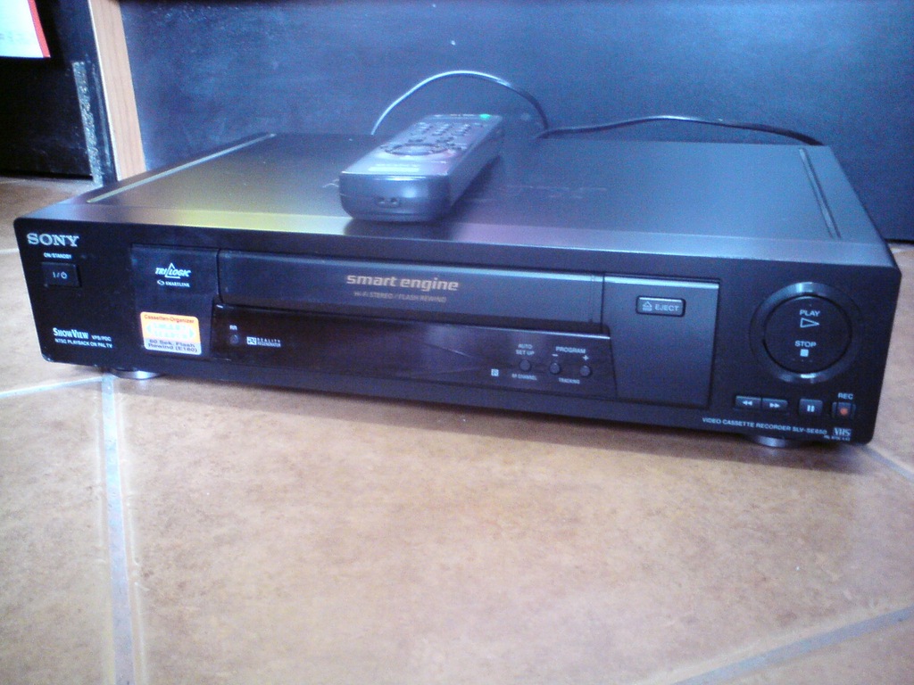 SONY SLV-SE650 magnetowid stereo VIDEO VHS pilot - 13483104088 - oficjalne archiwum Allegro