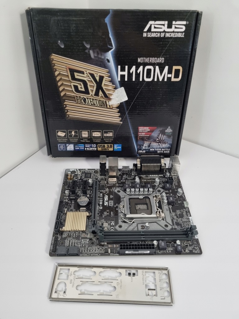 Asus H110M-D płyta główna / uszkodz - 11764049743 - oficjalne archiwum ...