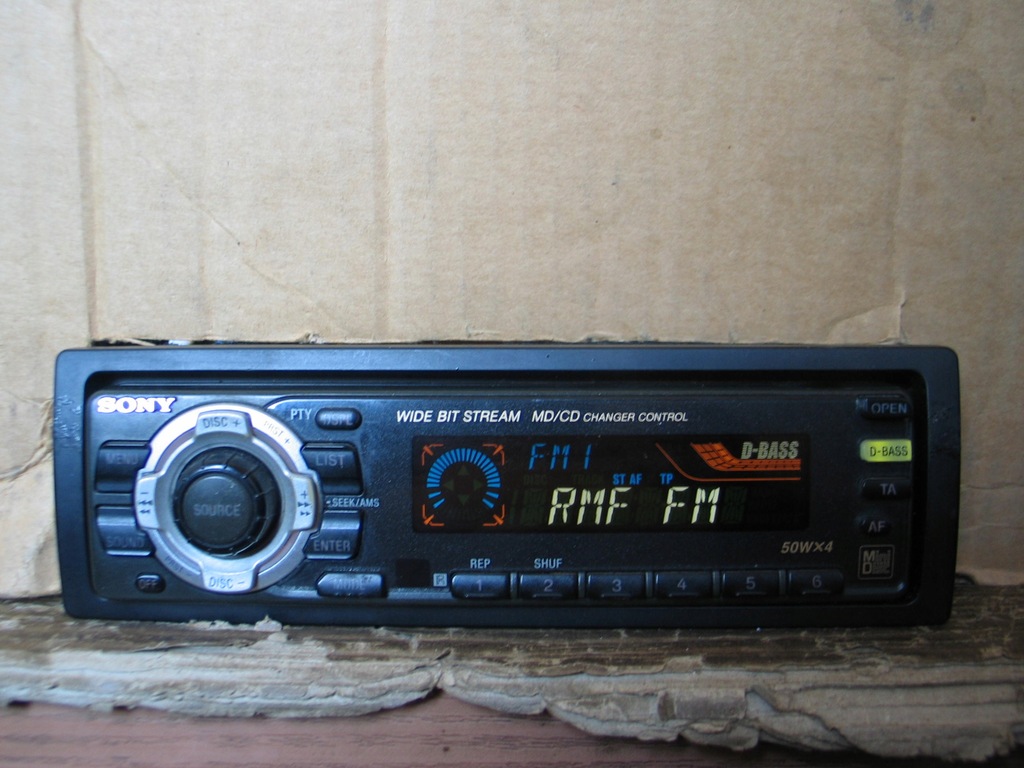 radio minidisc mini disc sony MDX-C6400R - 12521384936 - oficjalne ...