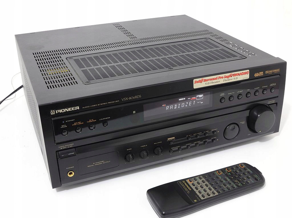 PIONEER VSX-806RDS TOPOWY AMPLITUNER 5.1 RDS PILOT ! - 17391776110 ...