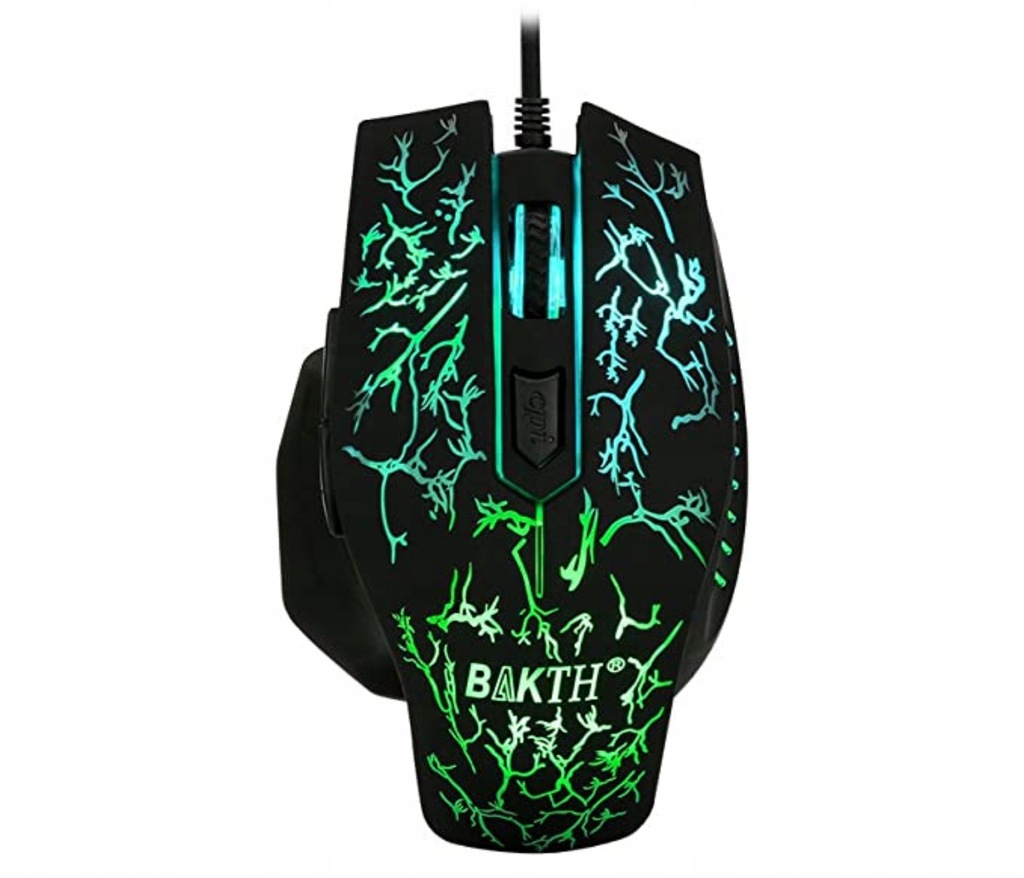 MYSZ GAMINGOWA DO GIER BAKTH Q7 RGB PODŚWIETLANA - 11355652839 ...