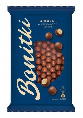 Bonitki O! Kulki w czekoladzie mlecznej 260g chrupiące kulki w ...
