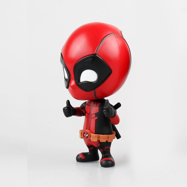 Marvel anime rysunek deadpool kawaii figurka porus - 13254572690 ...