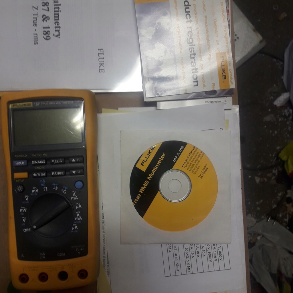 Multimetr Fluke 187 - 8622667641 - oficjalne archiwum Allegro