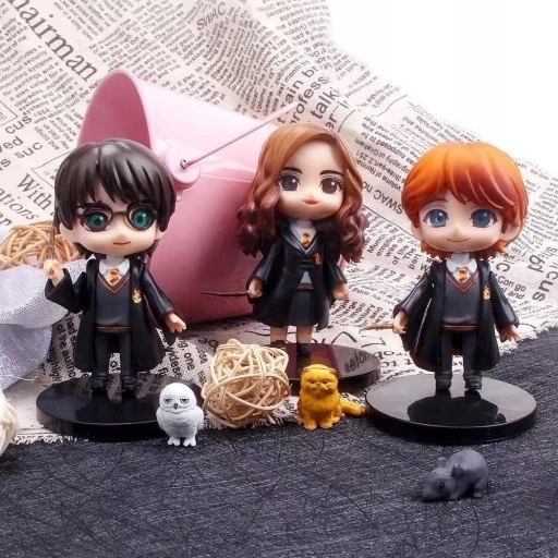 Zestaw figurek Hopki Harry Potter 10x6 cm 3 szt. - 13106268641 ...
