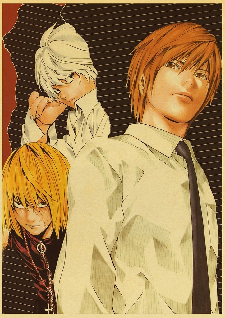 classic anime series death note plakat - 11952235257 - oficjalne ...