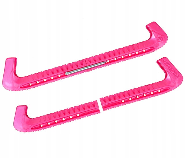 Ochraniacze na płozy figurowe i hokejowe GuarDog Deluxe różowe-perłowe ...