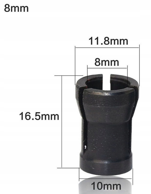 Stożek Tulejka Tuleja zaciskowa adapter 8mm - 11655531915 - oficjalne archiwum Allegro