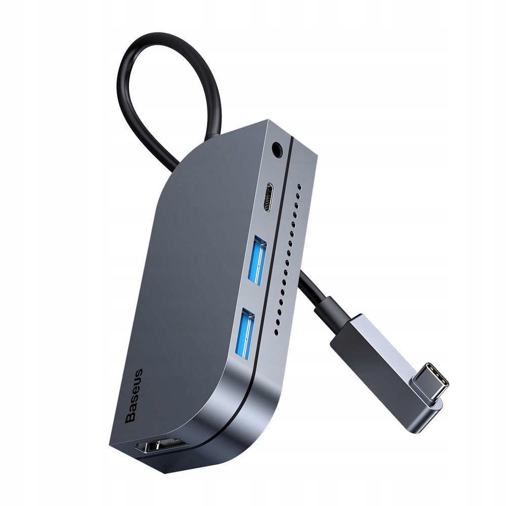 Hub USB Baseus USB-C-2xUSB 3.0 minijack 3,5mm HDMI - 11714732910 ... Hub USB Baseus USB-C-2xUSB 3.0 minijack 3,5mm HDMI - 11714732910 ...