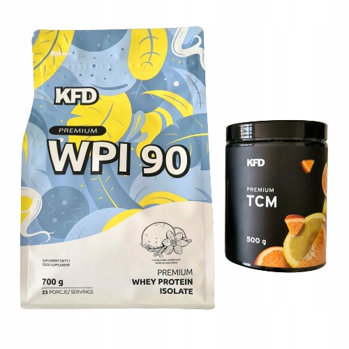 ZESTAW KFD izolat WPI 700g i KFD kreatyna TCM 500g - 13694794256 - oficjalne archiwum Allegro