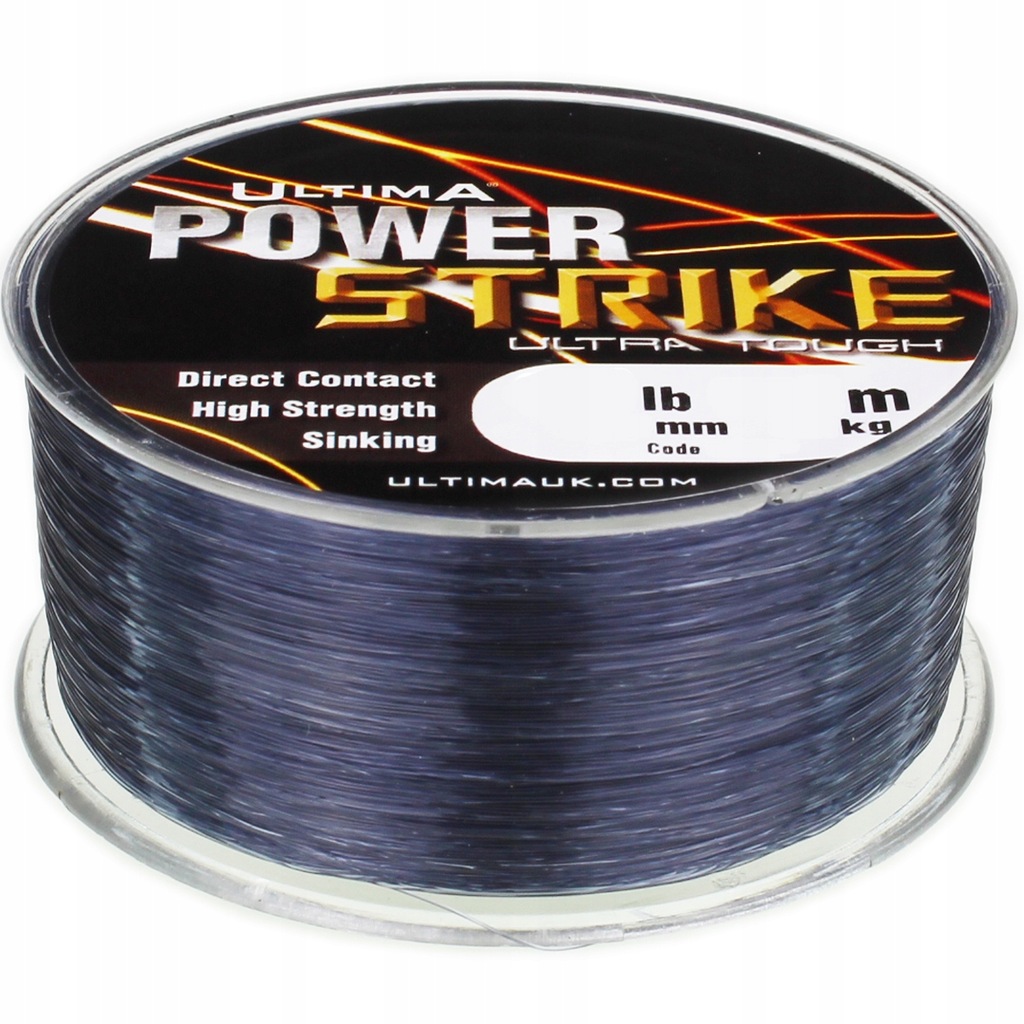 ŻYŁKA ULTIMA POWER STRIKE 300m 8Ib 3,6kg TONĄCA - 13317125213 ...