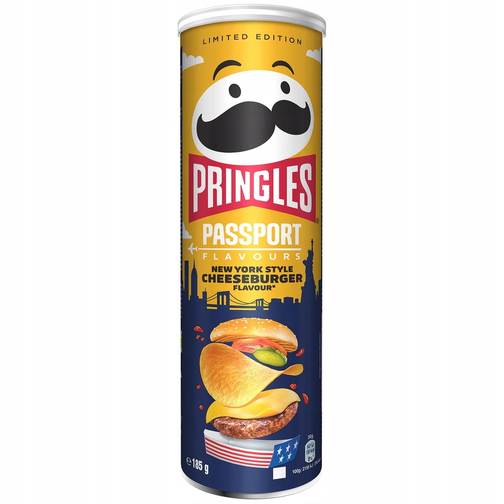 Chipsy Pringles Cheese Burger 185g - 12390619582 - oficjalne archiwum ...