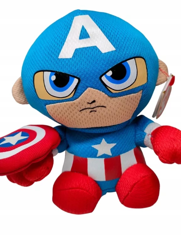 MASKOTKA KAPITAN AMERYKA BEANIE BABIES - 13714864721 - oficjalne ...