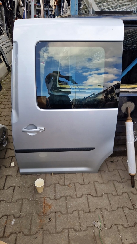 VW CADDY 2K5 15/20 R. DRZWI LEWE PRZESUWNE ROZSUWANE KRÓTKA WERSJA LA7W ...