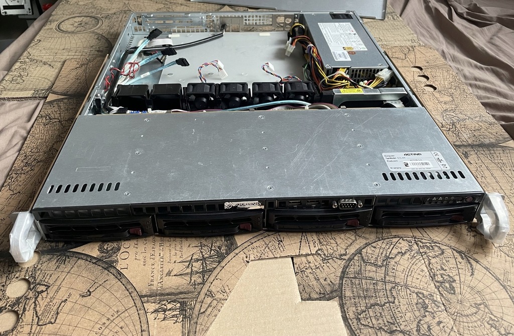 Obudowa serwera 1U Supermicro CSE-813M + zasilacz - 14277320590 ...