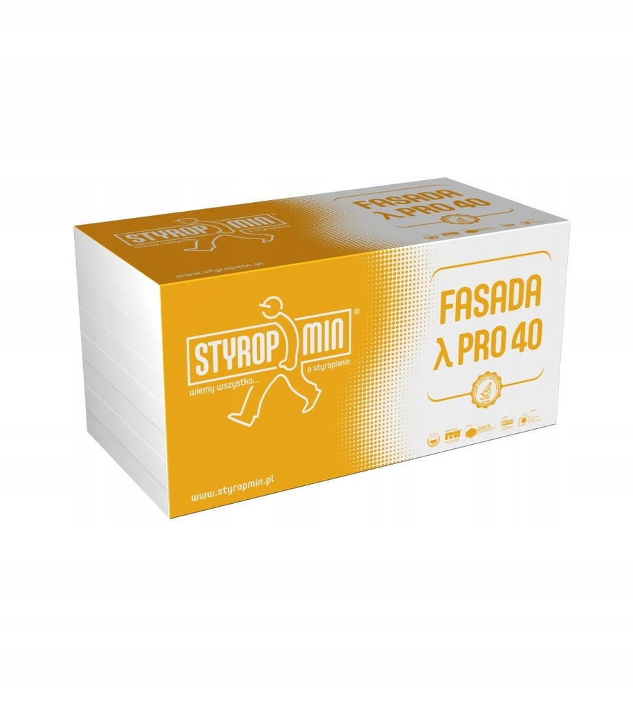 STYROPMIN STYROPIAN FASADA PRO 40 040 10 cm - 12226404226 - oficjalne ...