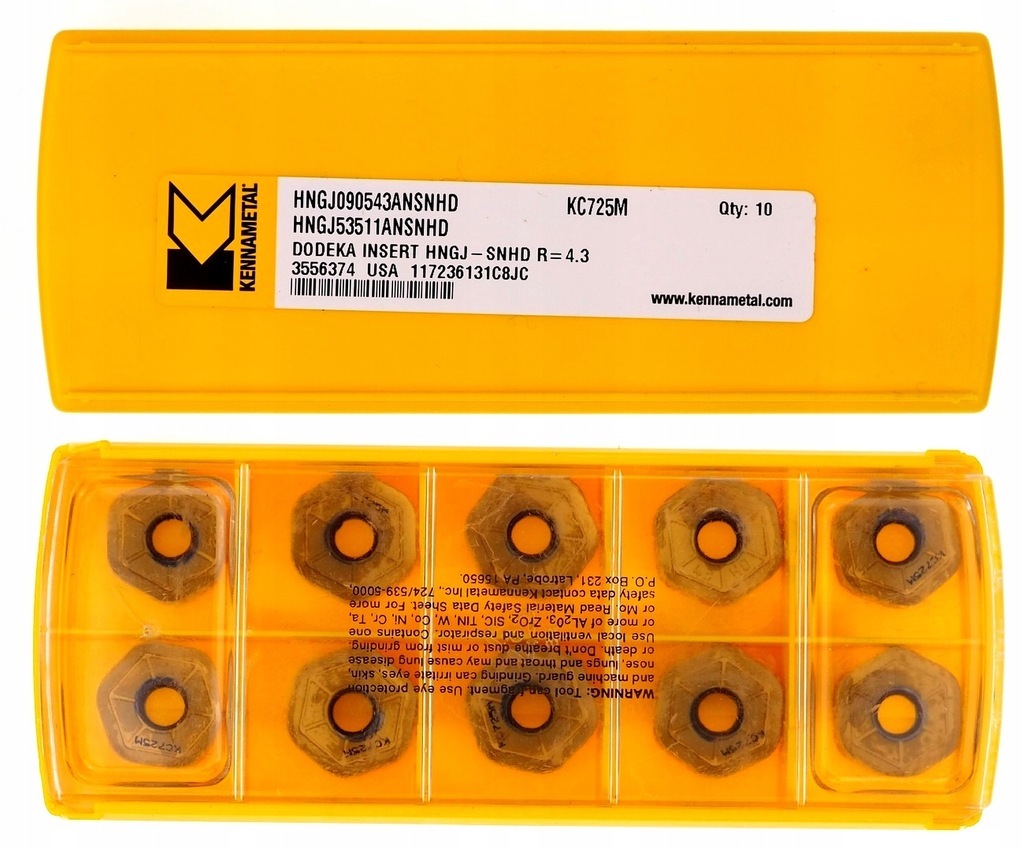 Płytki HNGJ 090543 ANSNHD KC725M KENNAMETAL - 11922151064 - oficjalne ...