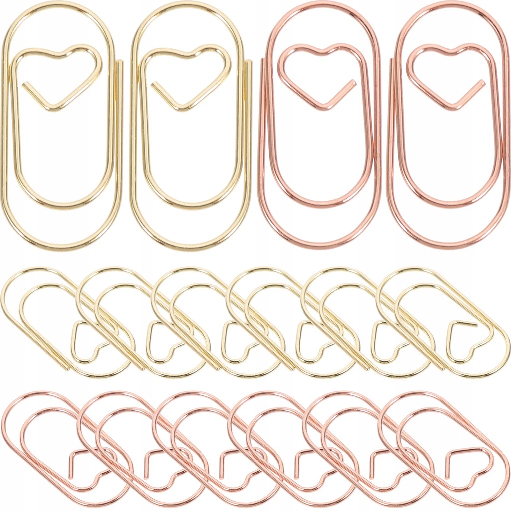 Gold Trim Paper Clip Metal Clips 30 Pcs - 13806825994 - oficjalne ...