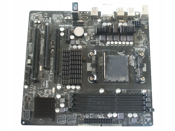 Płyta Główna ASRock 970M Pro3 AM3+ DDR3 USB3.0 FX - 13227262501 - oficjalne archiwum Allegro