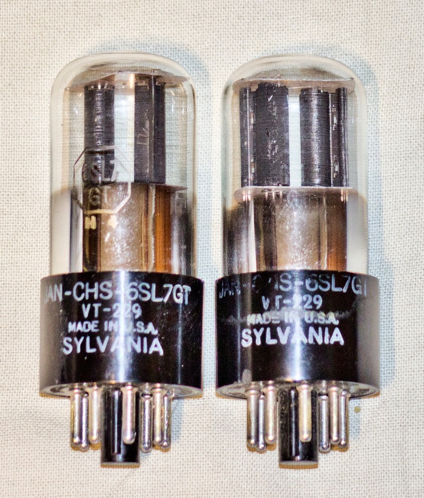 Lampy SYLVANIA 6SL7 GT NOWE NOS PARA DOBRANA 1944r - 13391145457 - oficjalne archiwum Allegro