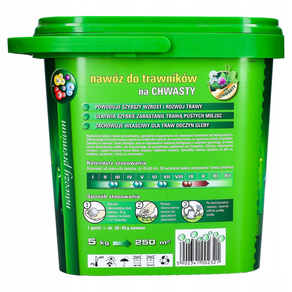 NAWÓZ DO TRAW ZACHWASZCZONYCH CHWASTY AGRECOL 5KG - 11944117833 - oficjalne archiwum Allegro