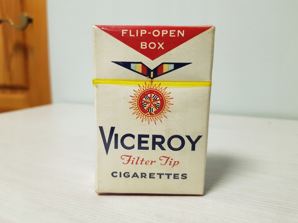 Stare Papierosy PRL Kolekcjonerskie - VICEROY BOX. - 12662342504 - oficjalne archiwum Allegro