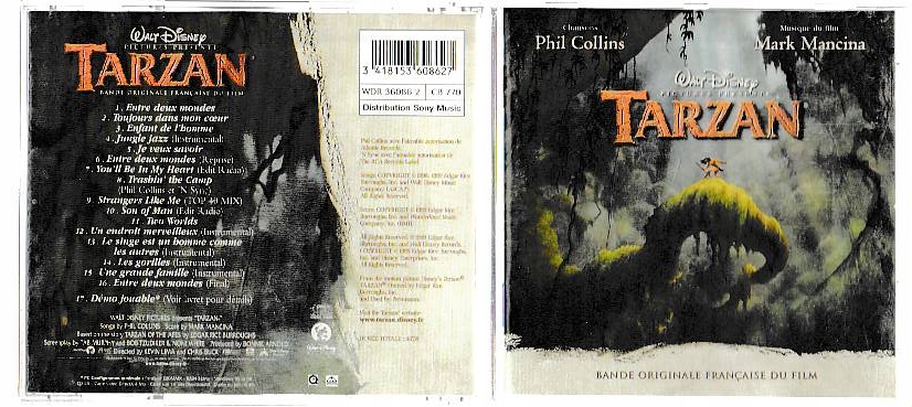 CD Phil Collins - Tarzan Soundtrack I Wydanie ____ - 12386694341 ...