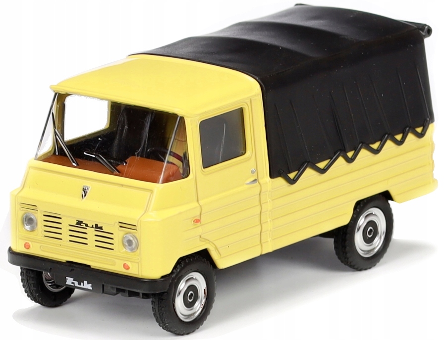 PRL ŻUK Z PLANDEKĄ ŻÓŁTY METAL 1:43 - 12531465787 - oficjalne archiwum ...
