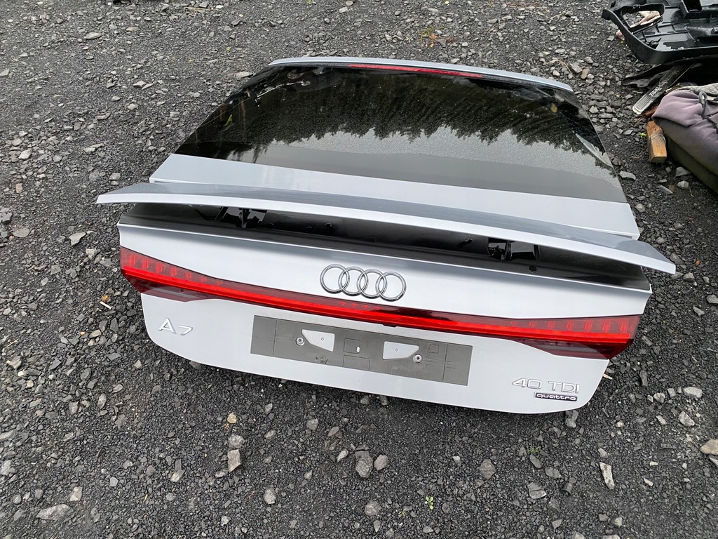 KLAPA TYŁ TYLNA BAGAŻNIKA S-LINE LOTKA AUDI A7 C8 4K 4K8 LZ7G W KOLOR ...