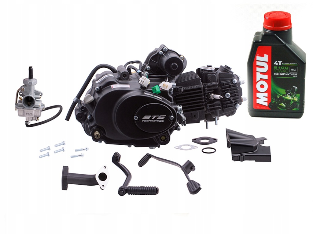 Silnik BTS 154FMI, 125cc 4T, 4-biegowy gaźnik - 8750360807 - oficjalne archiwum Allegro