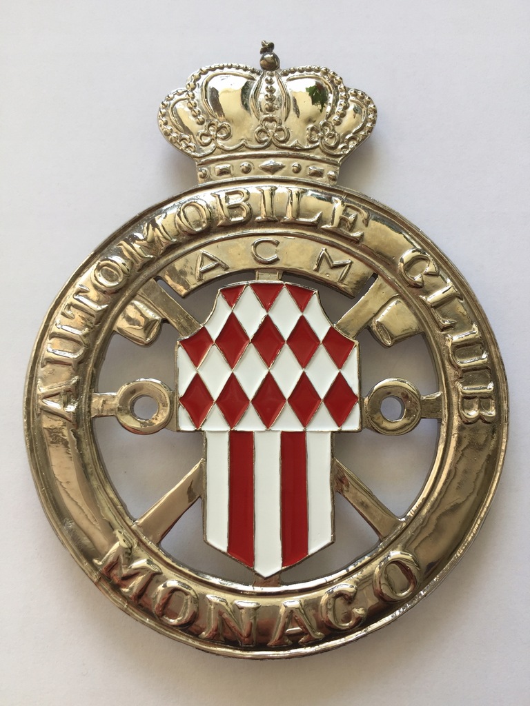 ACM Monaco, odznaka, emblemat, badge, UNIKAT, NOWY - 9303734608 ...