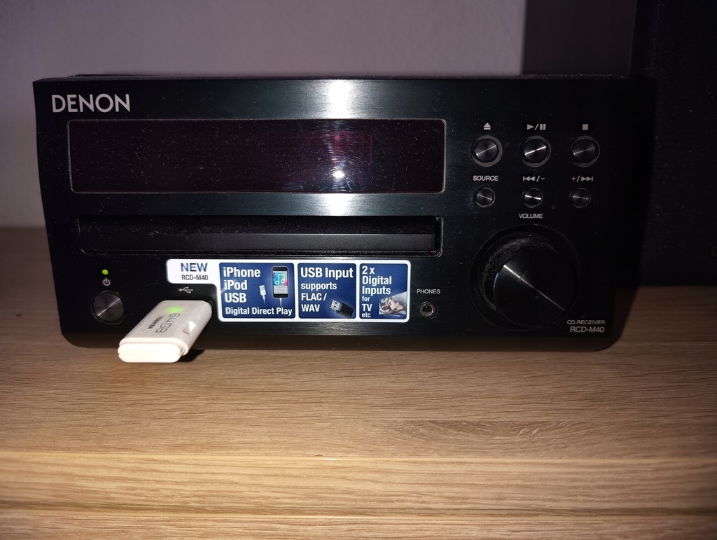 Wieża stereo Denon RCD-M40 - 15001608733 - oficjalne archiwum Allegro