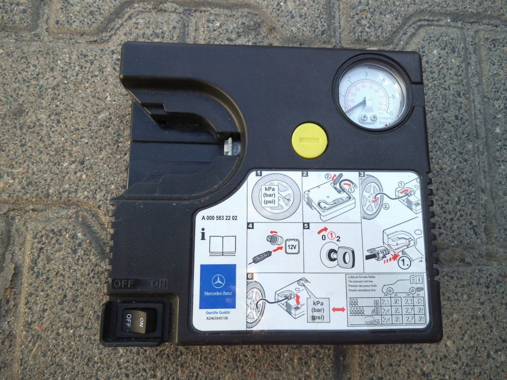 MERCEDES kompresor sprężarka do kół A0005832202 - 12355725555 ...