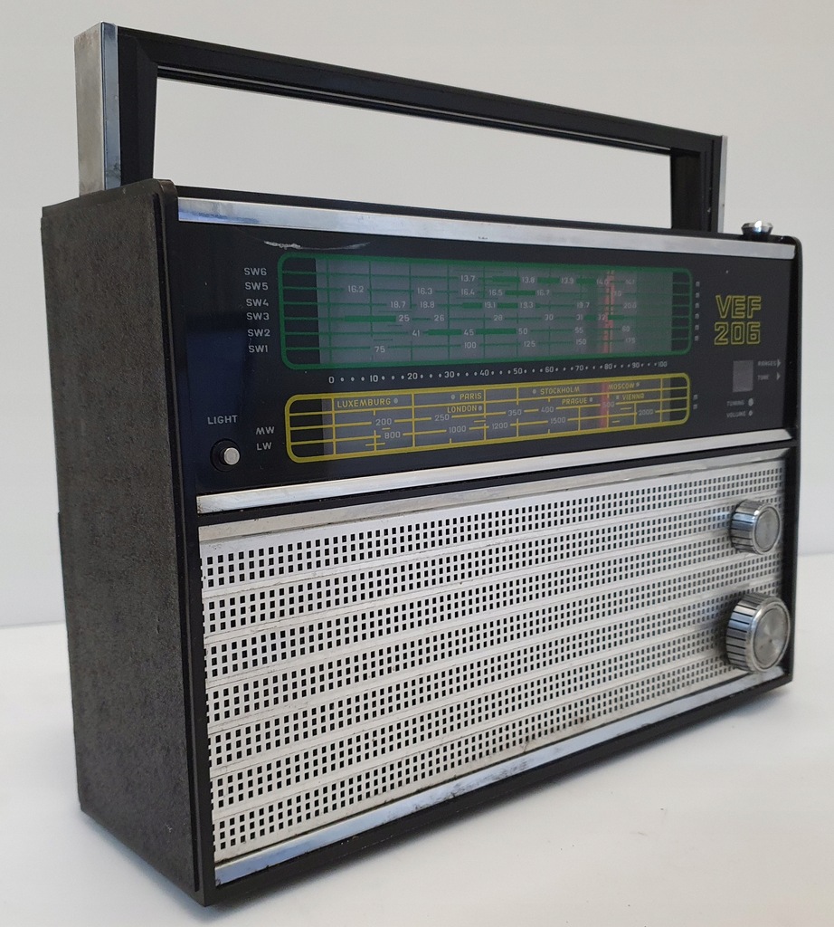 Stare Łotewskie radio tranzystorowe VEF 206 - 14463938673 - oficjalne ...
