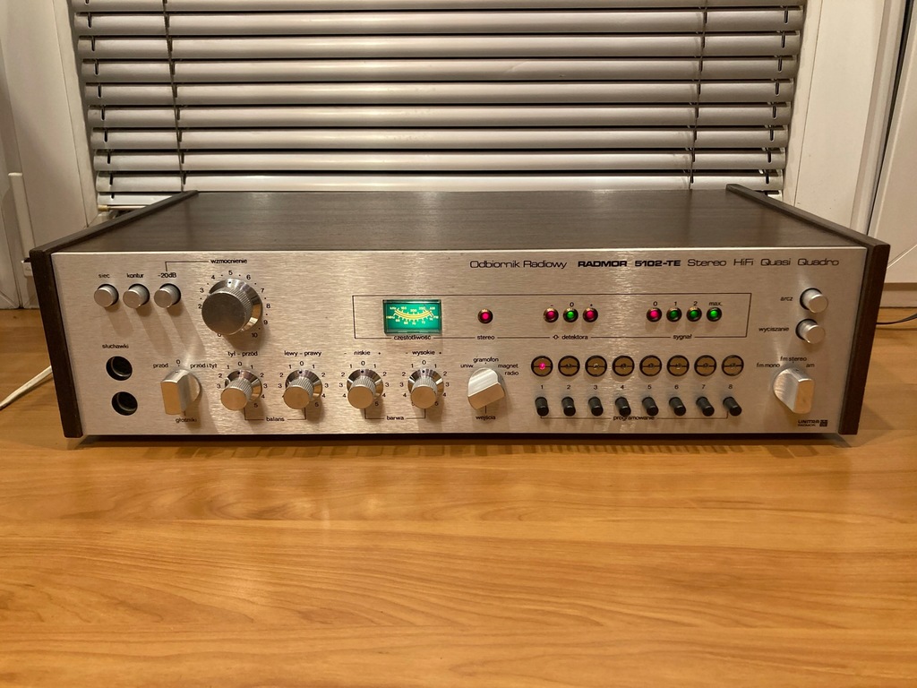 Amplituner Radmor 5102 TE 2.0 srebrny po serwisie - 12497759039 ...