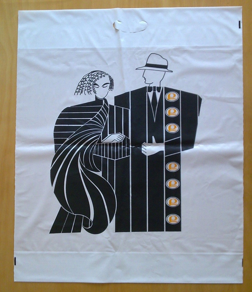 PEWEX Duża torba PRL Lata 80 Reklamówka 5 sztuk - 12782220577 ...