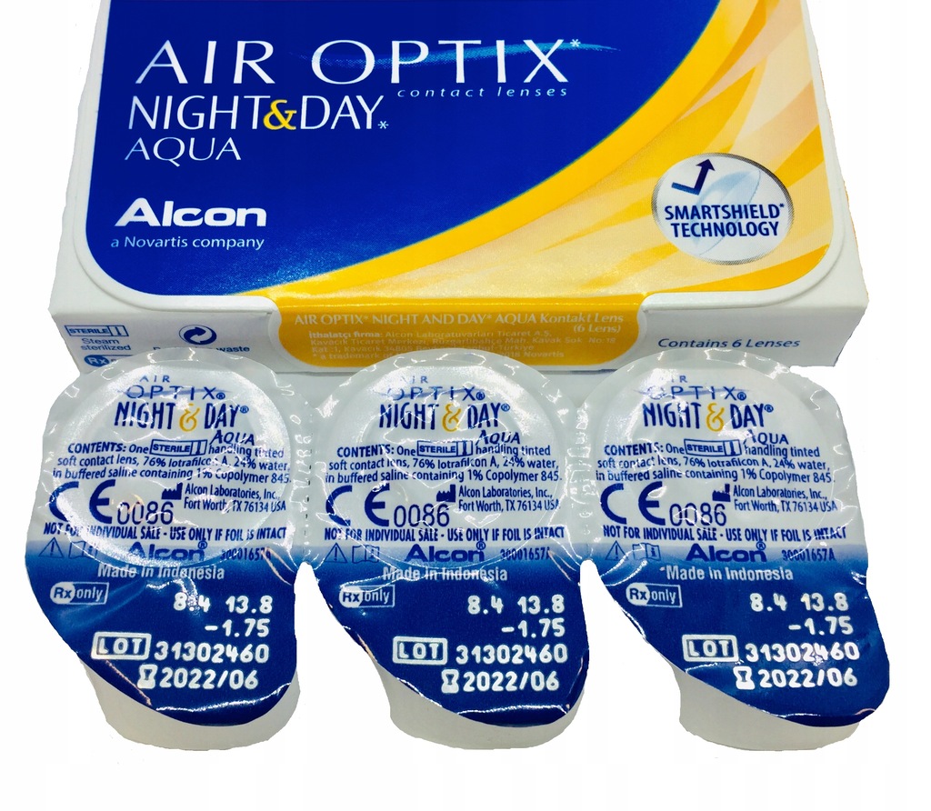 AIR OPTIX Night & Day Aqua 2szt BC:8.4mm - 8651318992 - oficjalne ...