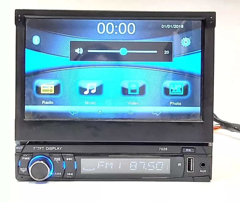 RADIO SAMOCHODOWE 7028 1 DIN BT/FM/USB - 13130455686 - oficjalne ...