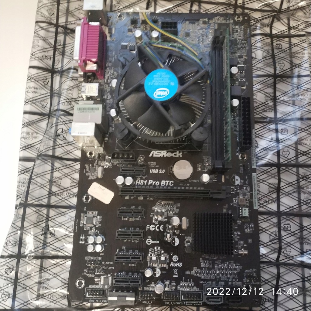 Płyta główna ASRock H81 Pro BTC R2 + CPU + RAM - 13011319592 ...