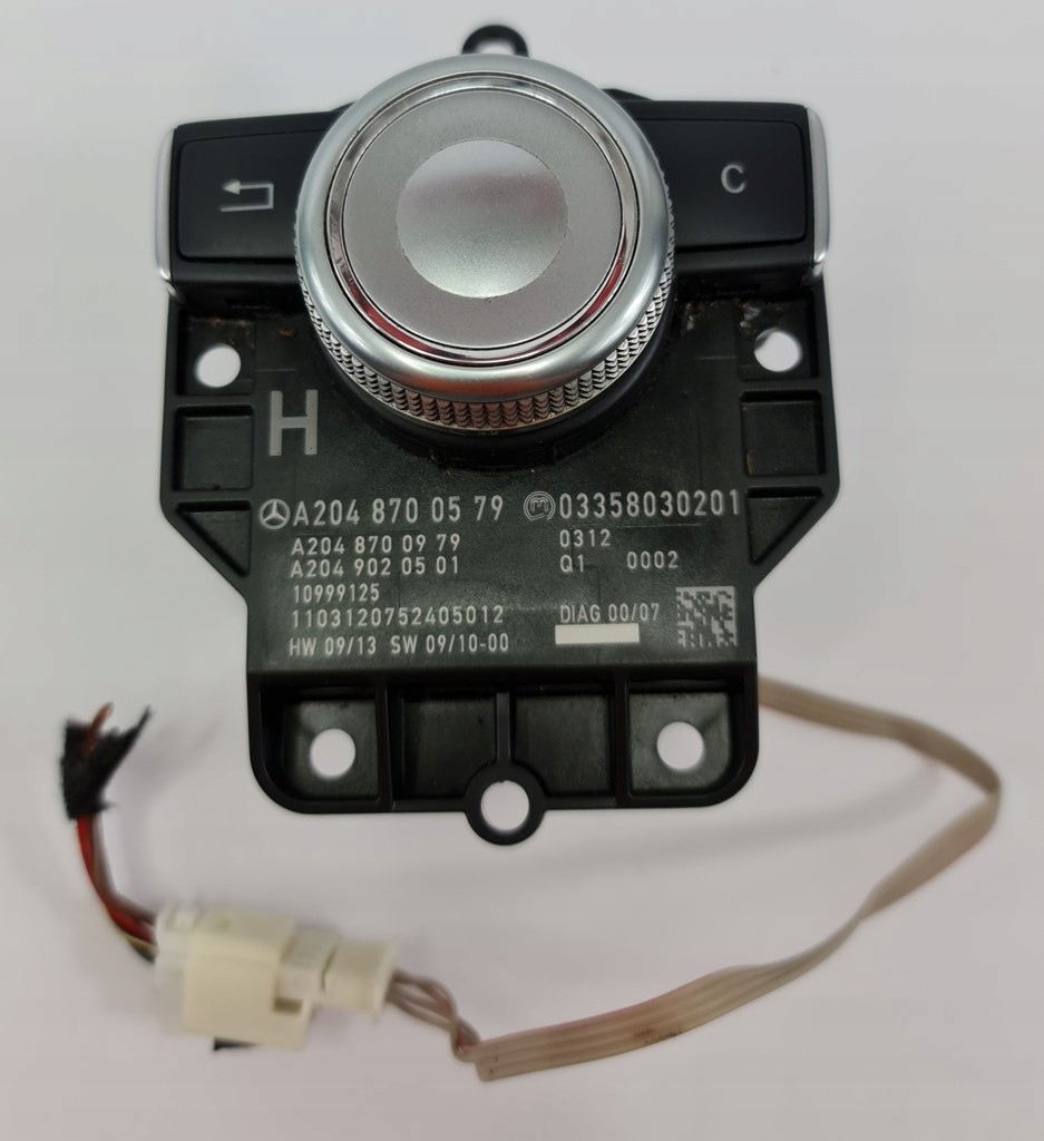 PANEL POKRĘTŁO COMMAND MERCEDES W204 A2048700579 - 11023125842 ...