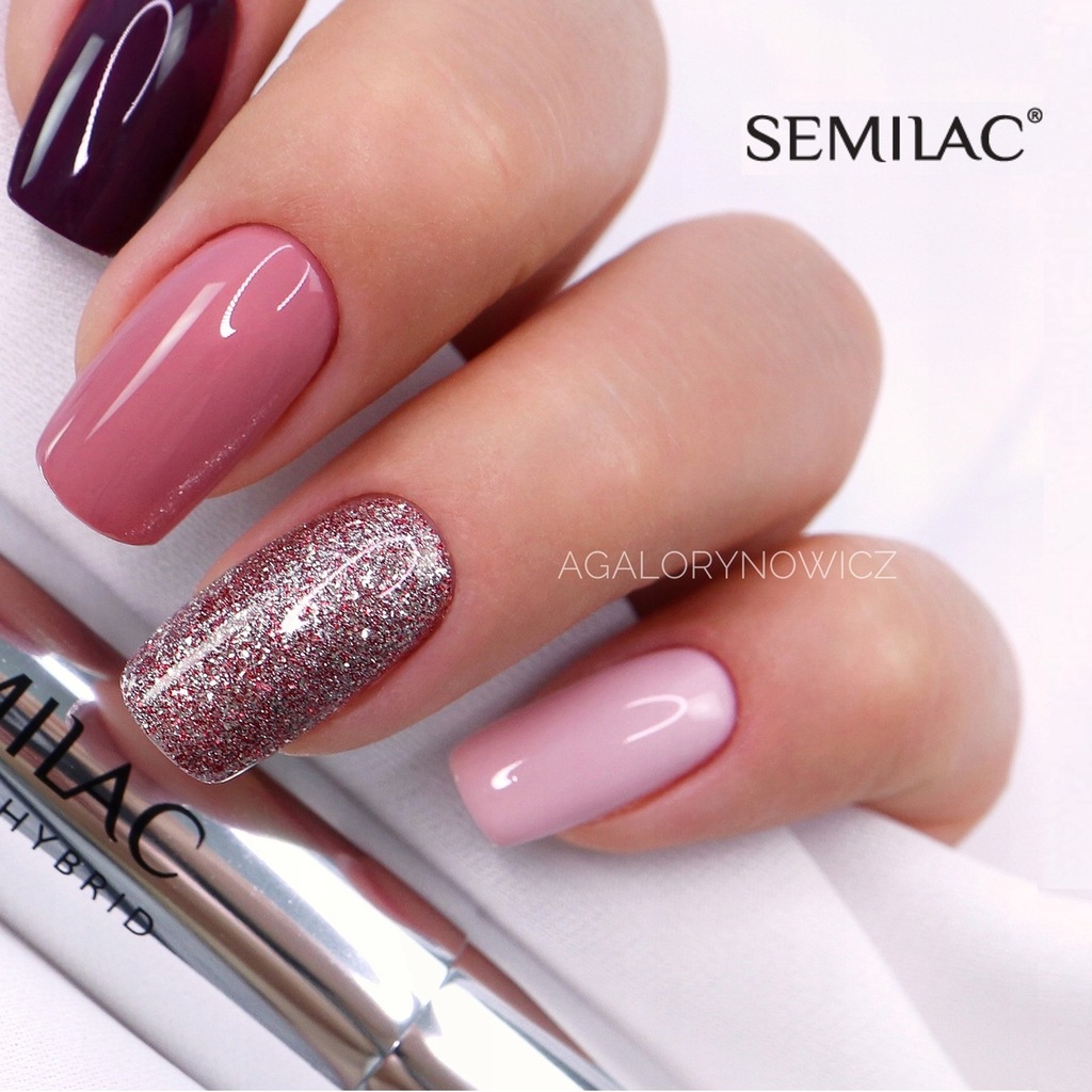 Купить SEMILAC ONE STEP HYBRID S240 Гибридный лак для ногтей 5 мл ...