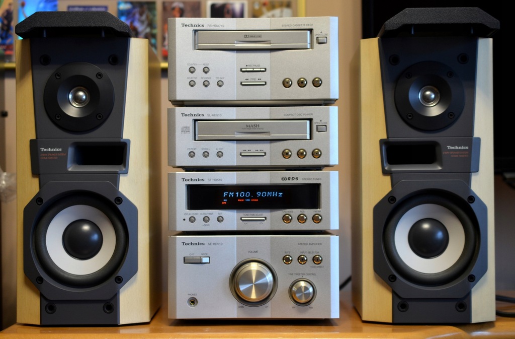 MINI WIEŻA TECHNICS SC-HD510 PIĘKNY ZESTAW STEREO - 8566262589 ...