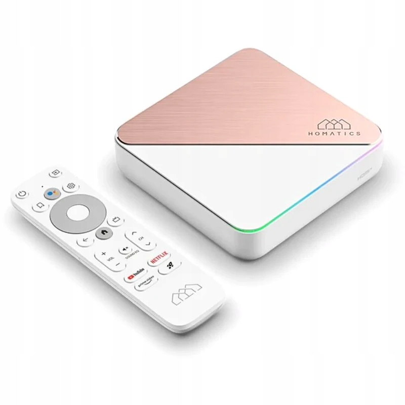 Android TV Box Homatics R 4K Plus WiFi 4GB RAM/32GB ROM + dekoder DVB ...