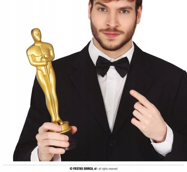STATUETKA OSCAR ZŁOTY 35 CM NAGRODA FILMOWA G18874 - 13097466306 ...
